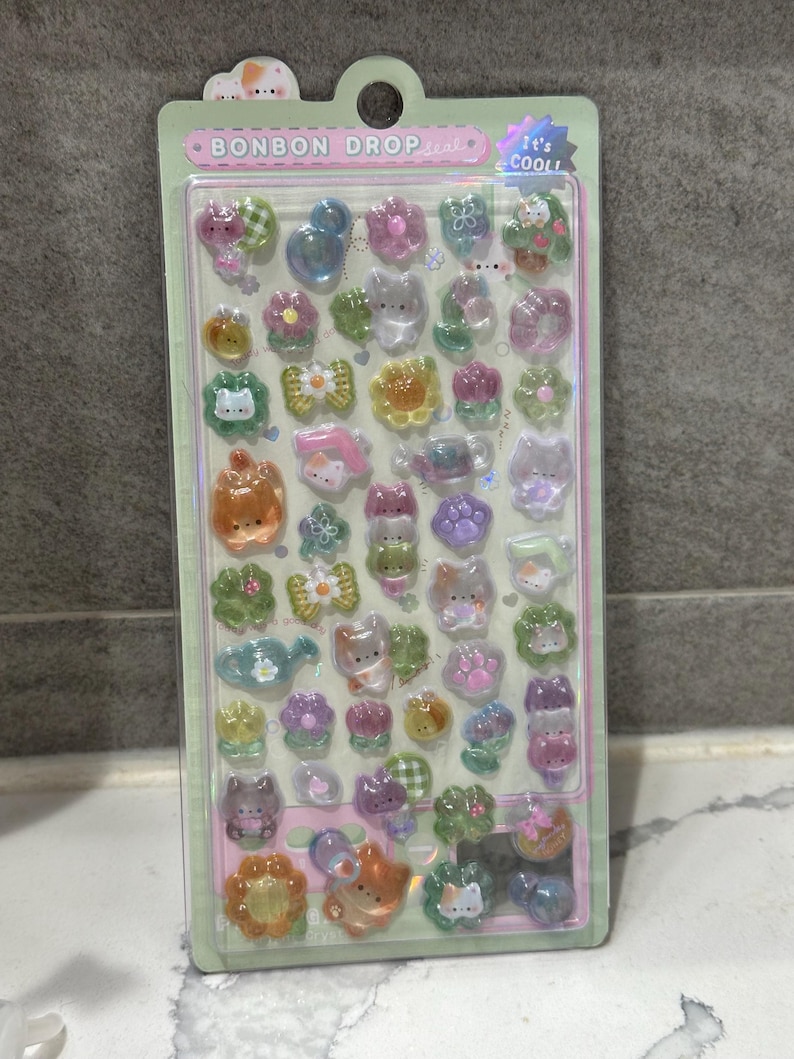 Bonbon Drop Seal 3D Decorative Stickers - Etsy