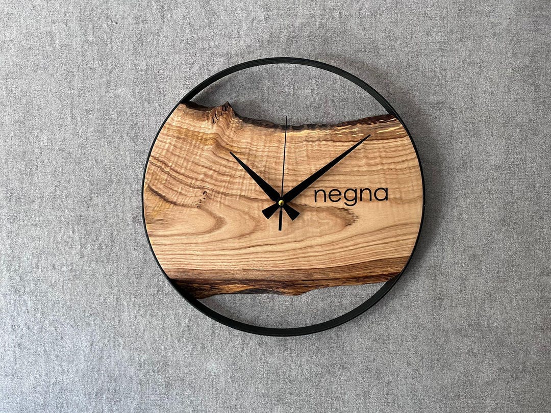 Custom Wooden Wall Clock With Logo – Promotional Corporate Gift ...