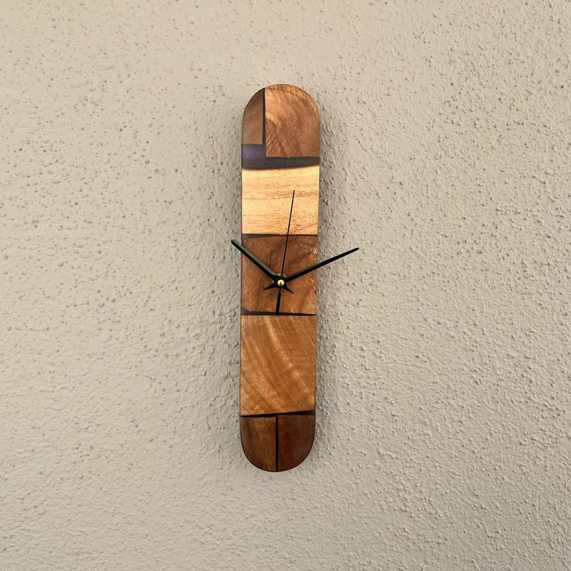 Walnut Clock - Etsy