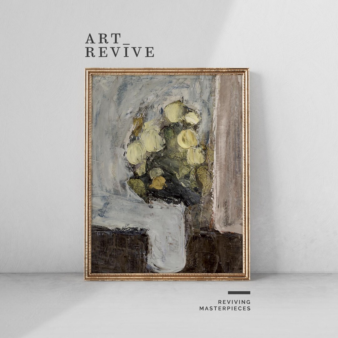 Vintage Still Life Painting | PRINTABLE | Floral Artwork | French Decor ...