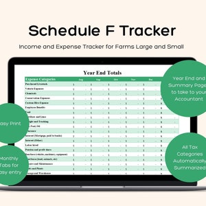 Farm Expense Tracker for Excel - Etsy