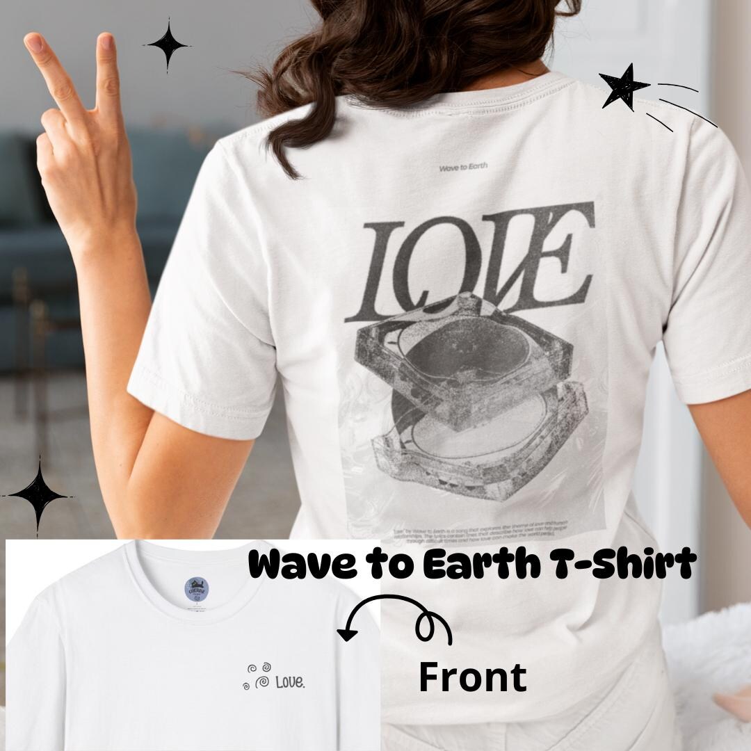 Wave to Earth Shirt, Love Wave to Earth, W2E T-shirt, Cute Shirt, Gift ...