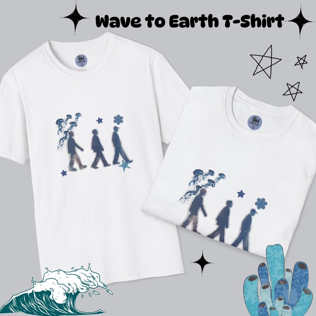 Wave to Earth, W2E T-shirt, Aesthetic Shirt, Wave to Earth Gift, W2E ...