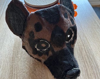 Hyena Therian Mask / LARP Mask - Etsy