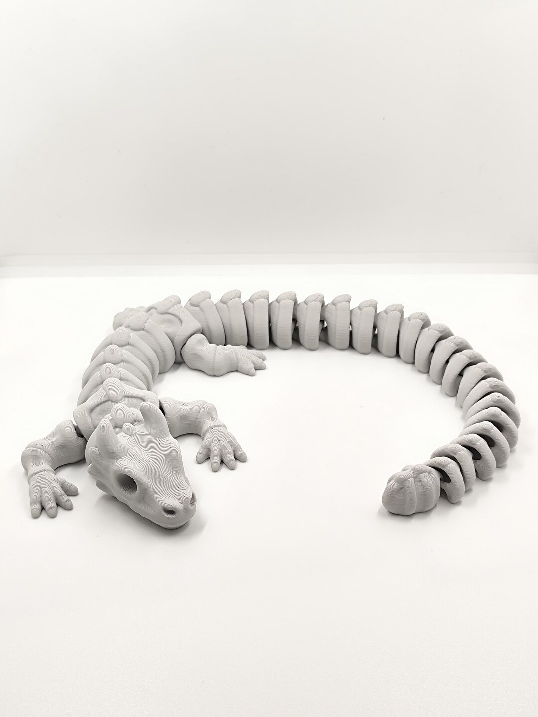 3D Printed Articulated Skeleton Dragon - Etsy UK