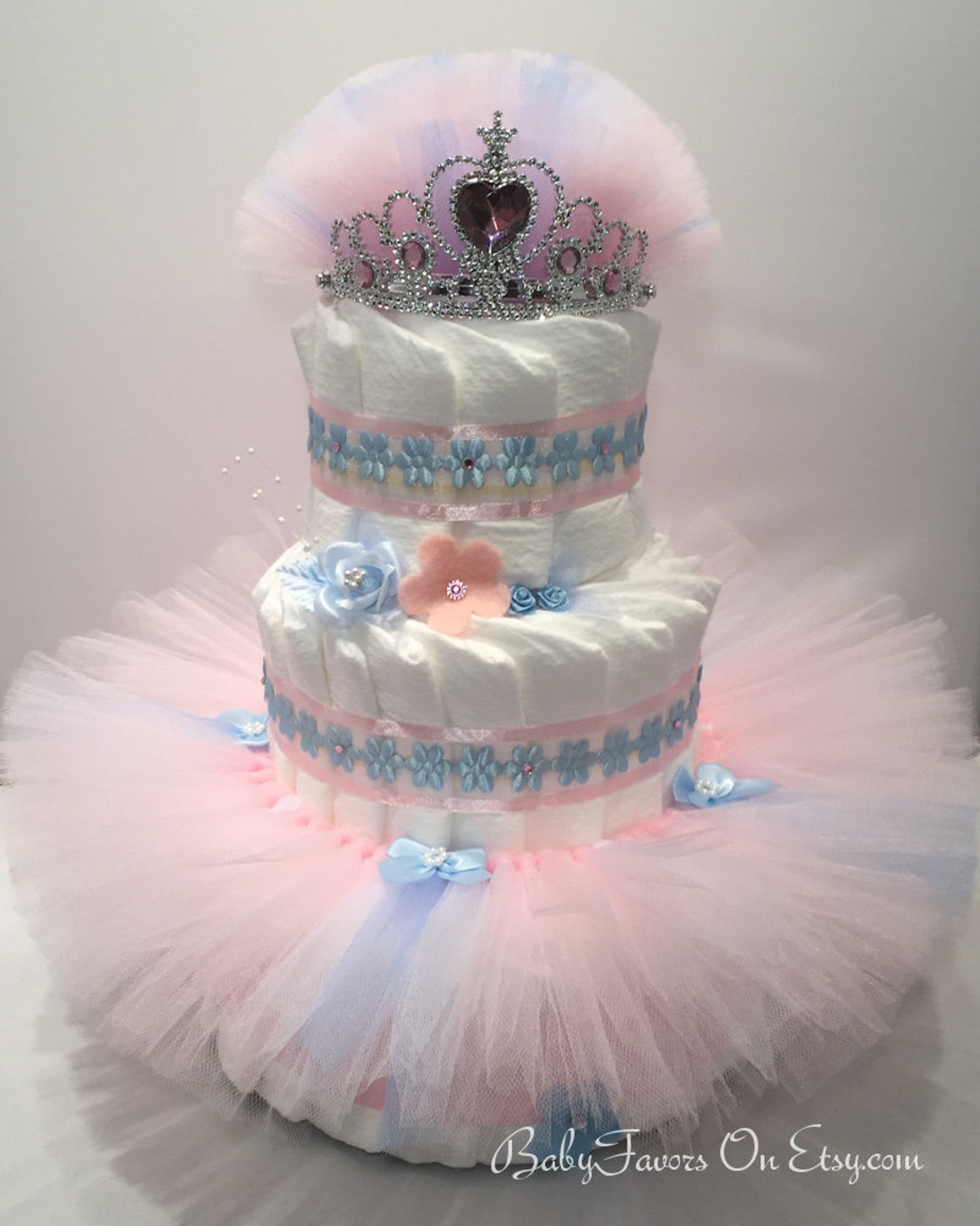 Ballerina Tutu Diaper Cake - Choice of Colors - Great Gift or ...