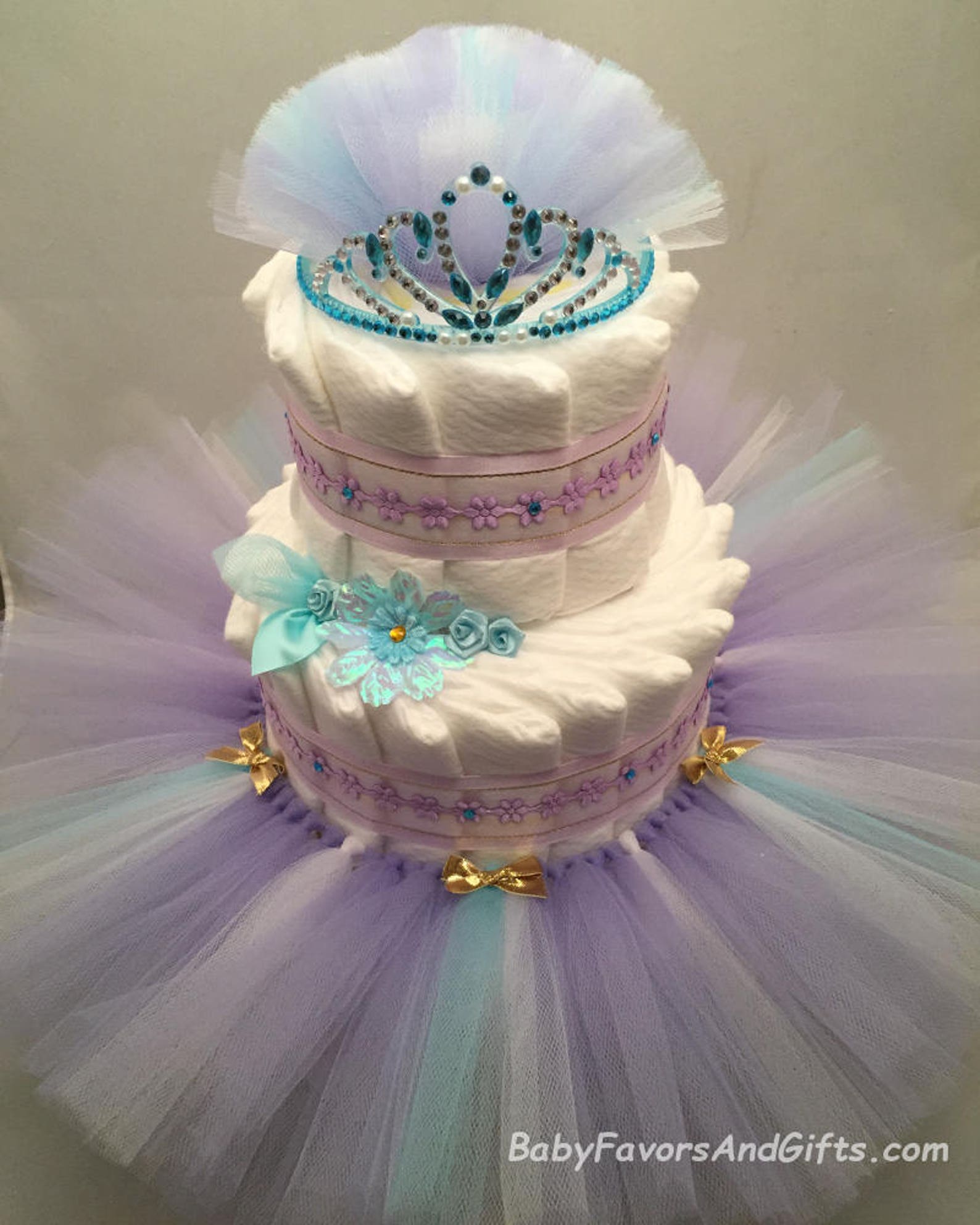 Ballerina Tutu Diaper Cake - Choice of Colors - Great Gift or ...