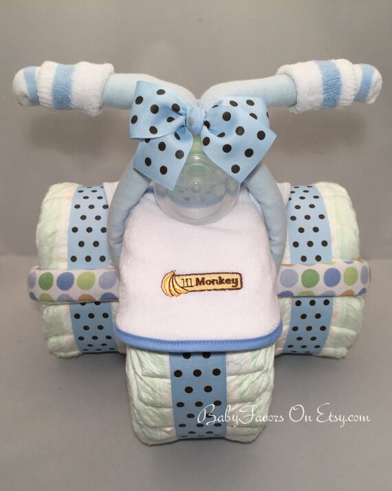 Three Wheeler Diaper Cake