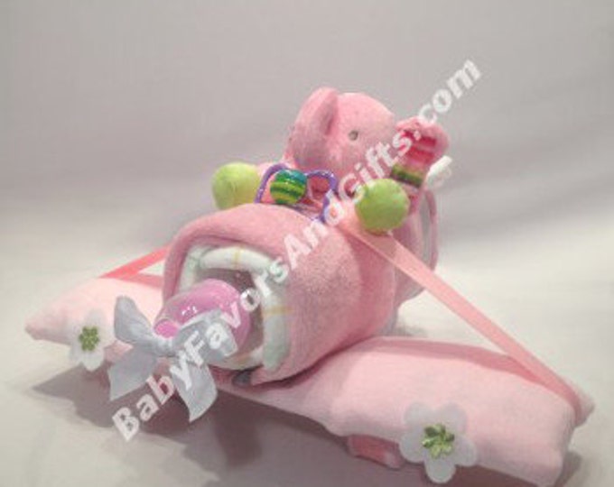 Airplane Diaper Cake - Etsy