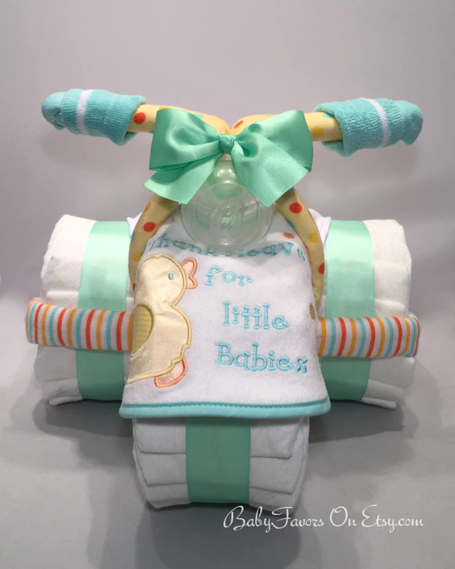 Tricycle Diaper Cake in Many Colors - Great Gift or Centerpiece for ...