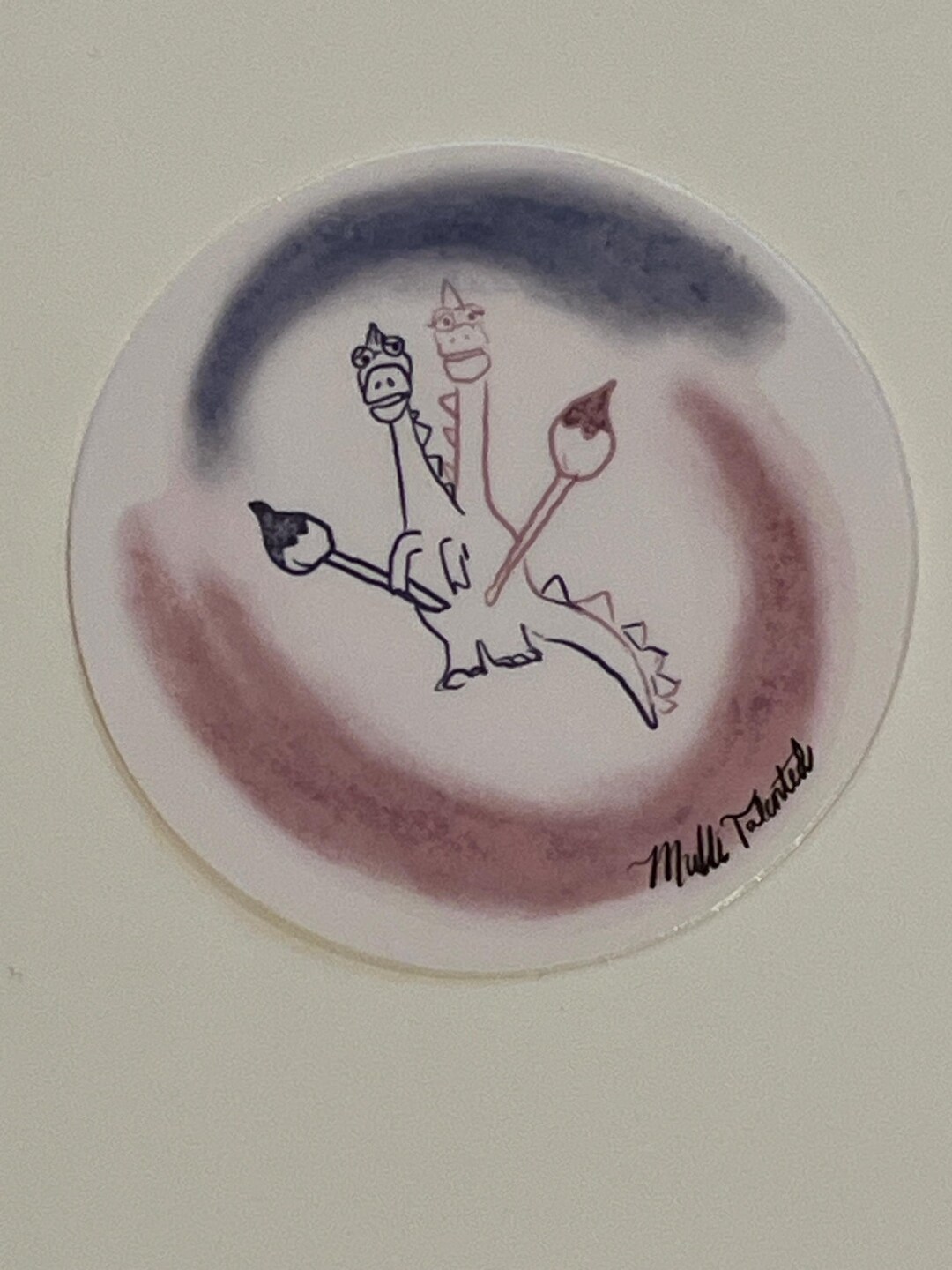 Multitalented Dragon Sticker - Etsy