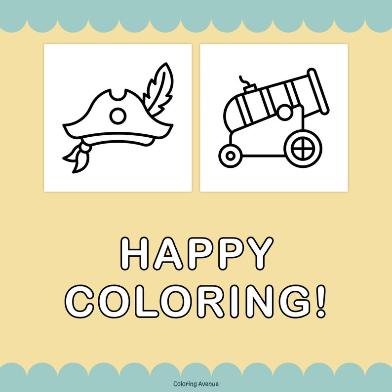 20 Pirate Coloring Pages – Printable Fun Designs for Kids and Adults ...