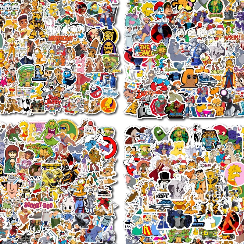 Cute Animation Stickers - Etsy