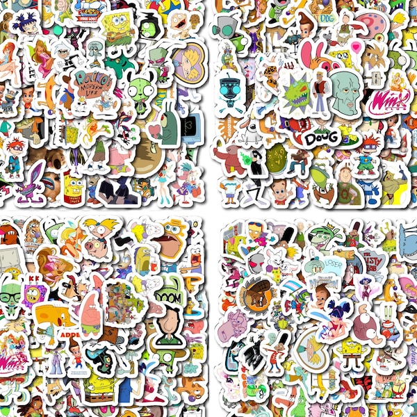 Nickelodeon Stickers - Etsy