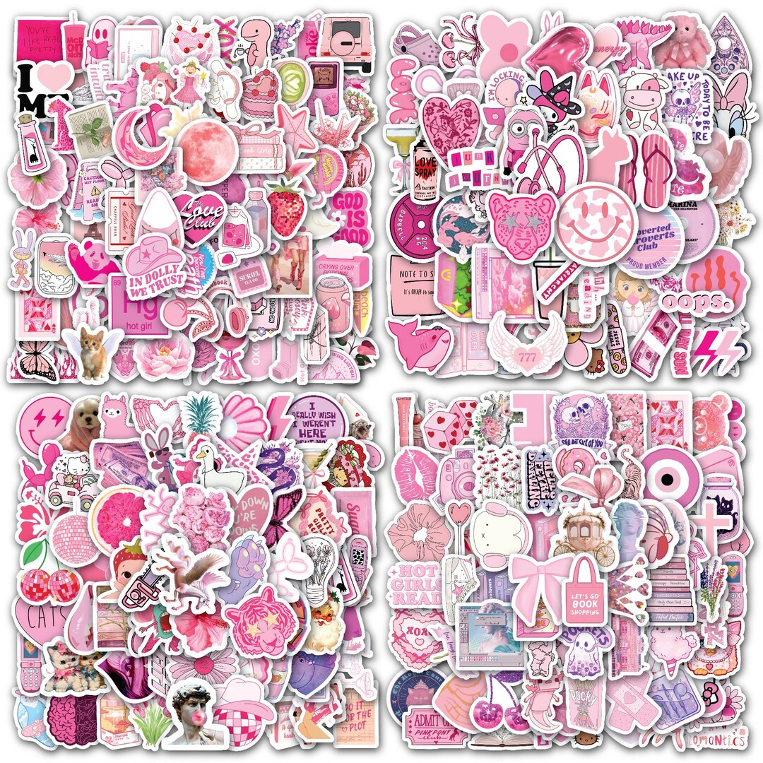 Preppy Pterosaur Stickers Sheet– (60-300 Sheet) Waterproof Vinyl Decals ...
