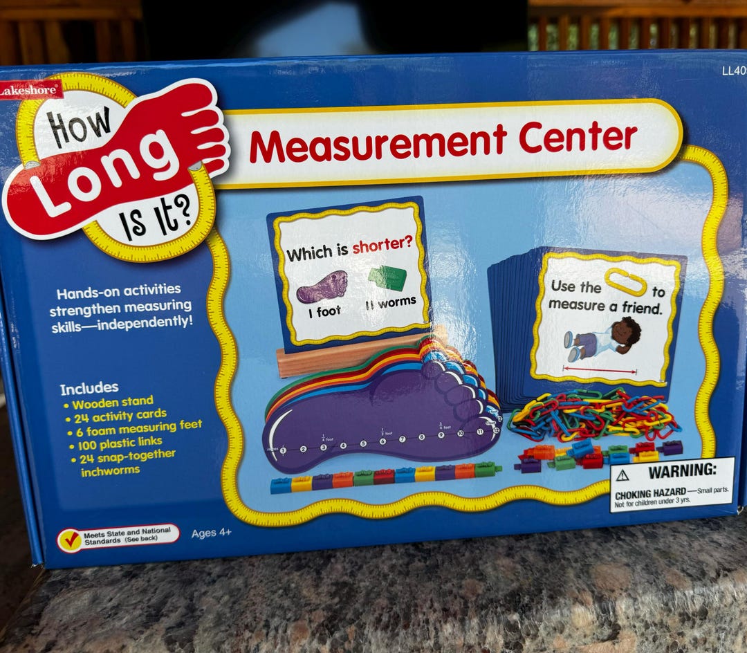 Lakeshore Learning Measurement Center Learn to Measure - Etsy