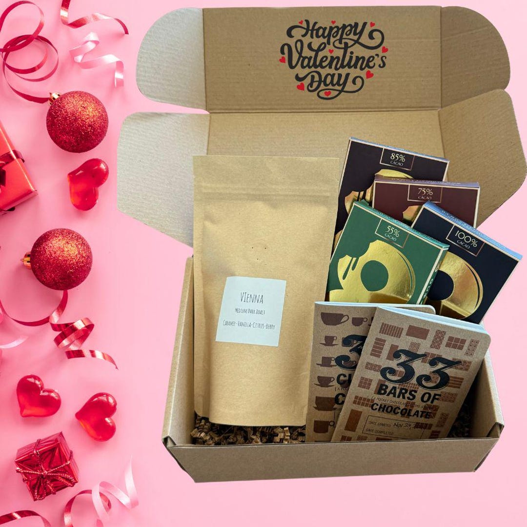 Coffee Chocolate Gift Set Single-origin Colombian Cacao Kit With ...