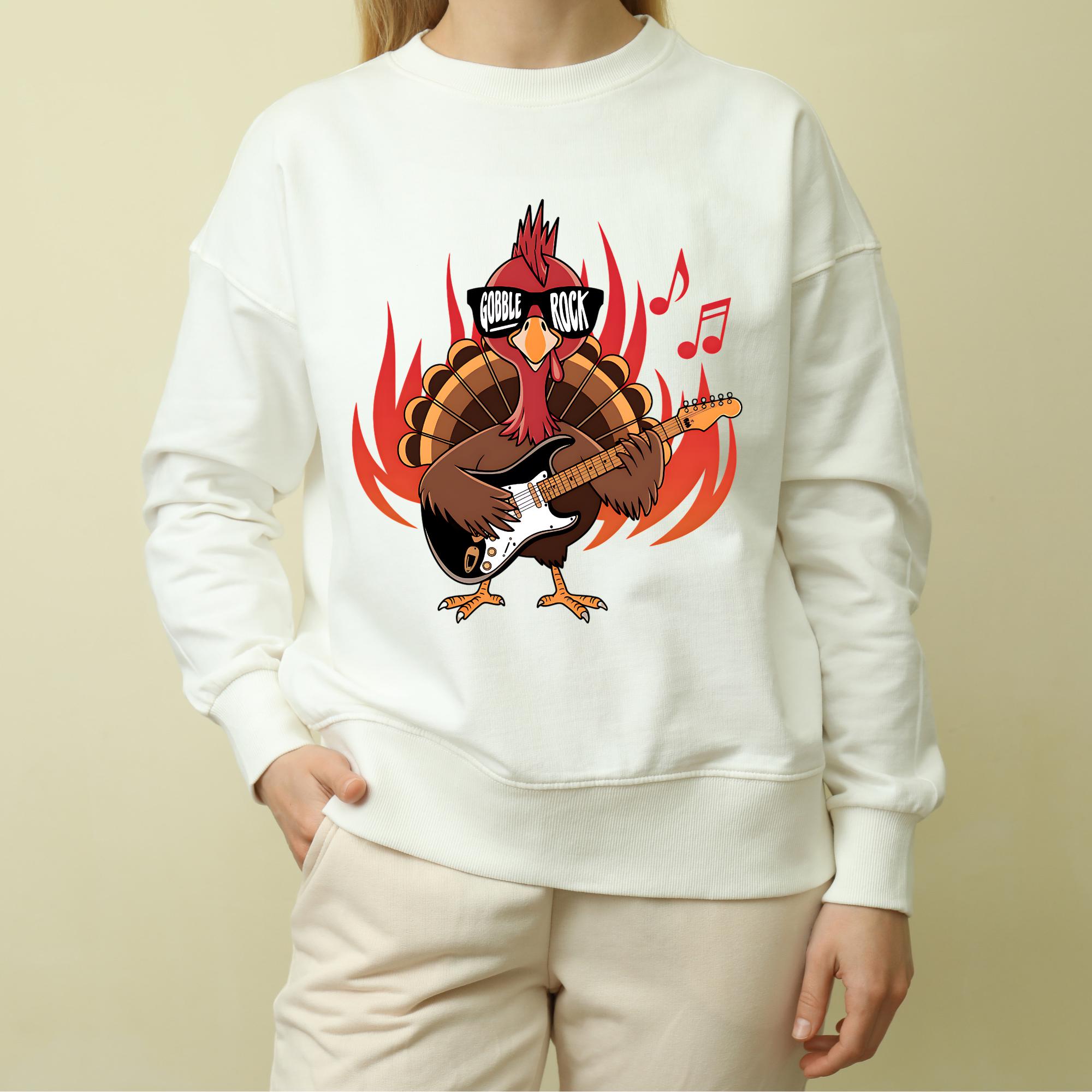 Rocking Boy Turkey PNG, Funny Thanksgiving Turkey Clipart, Cool Turkey ...