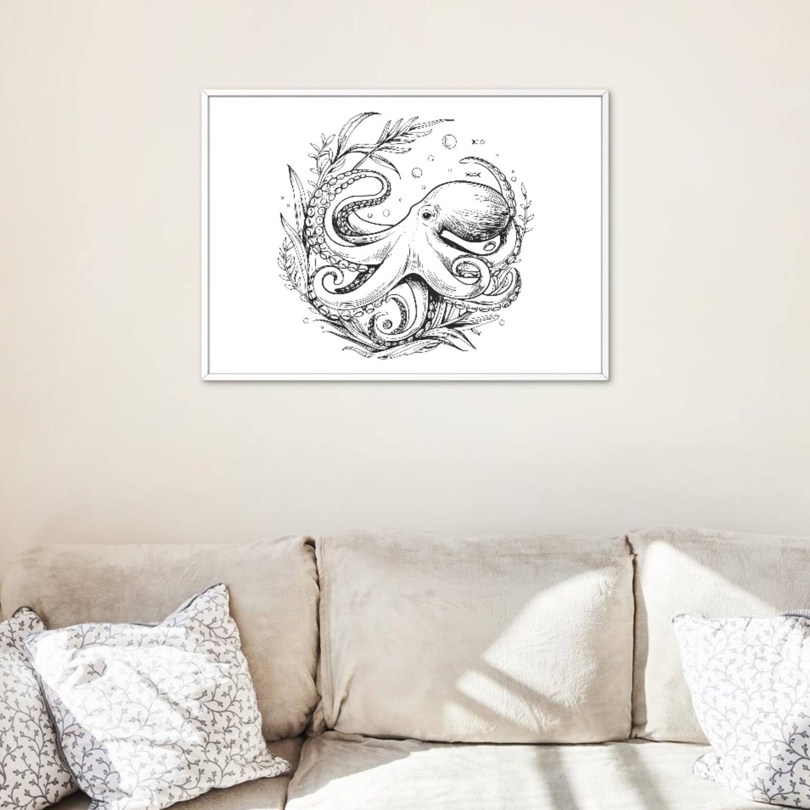 Octopus SVG, Printable Octopus, Detailed Octopus, Octopus Clipart ...