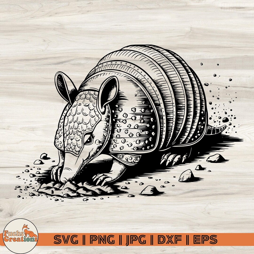 Cute Armadillo SVG, Armadillo Png, Wildlife Clipart Png, Cute Armadillo ...