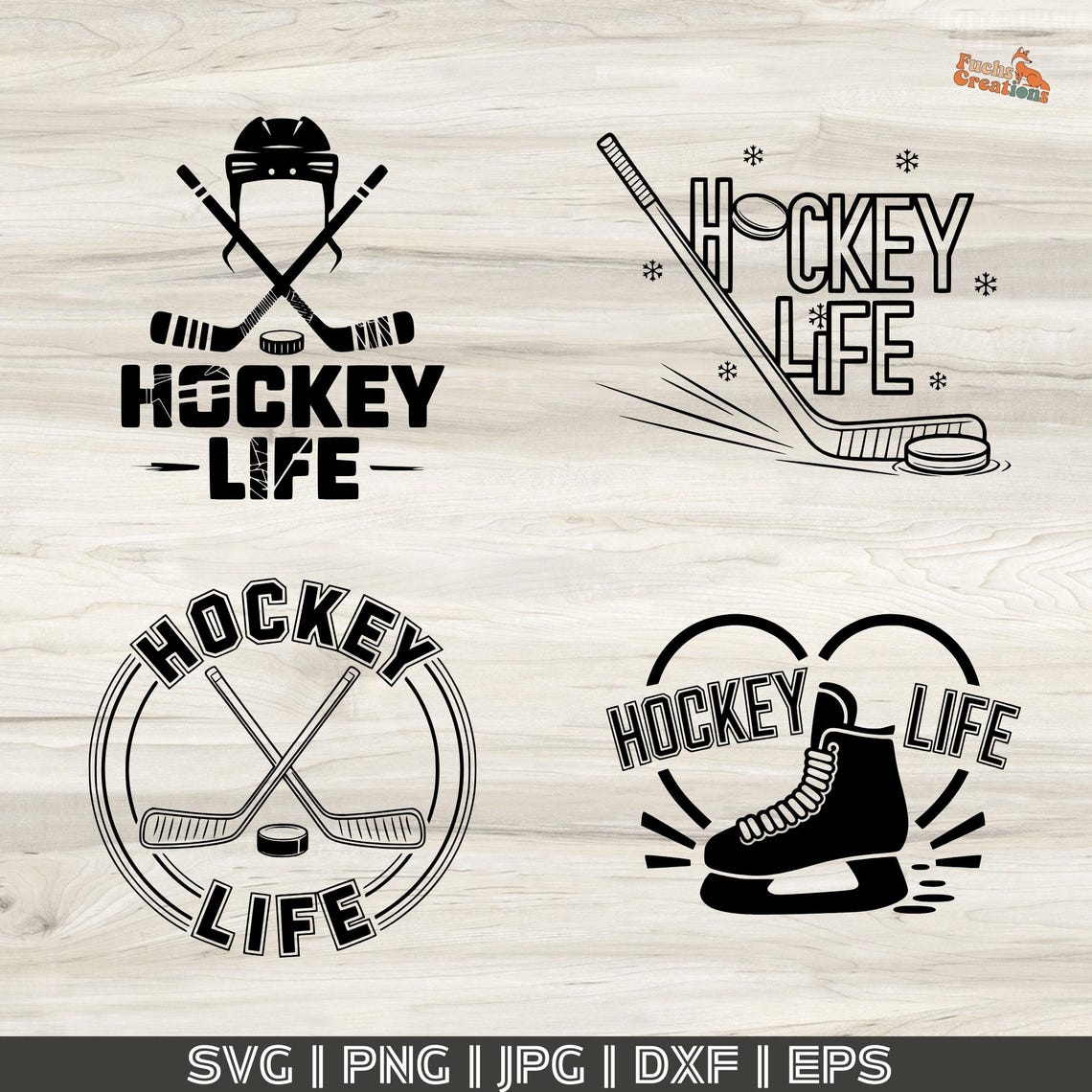 Hockey Life SVG, PNG File Digital Download to Cricut Crafters to Create ...
