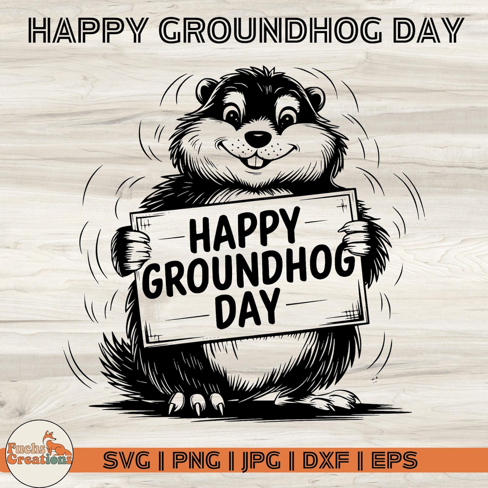 Happy Groundhog Day SVG, Groundhog Day SVG, Groundhog Svg, Cute ...