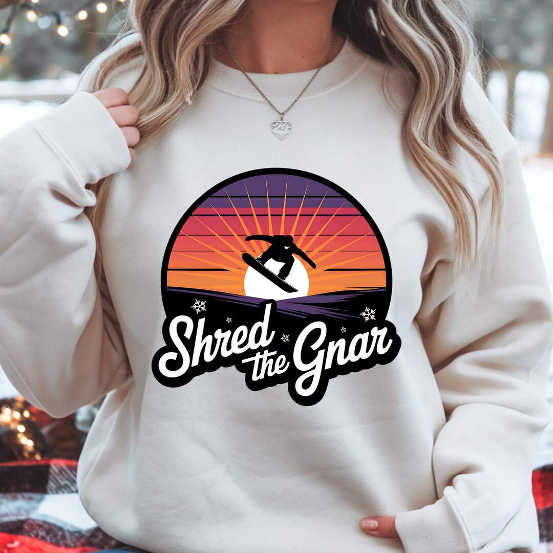 Shred the Gnar PNG, Snowboard Svg, Snowboard Life Png, Snowboarding Svg ...