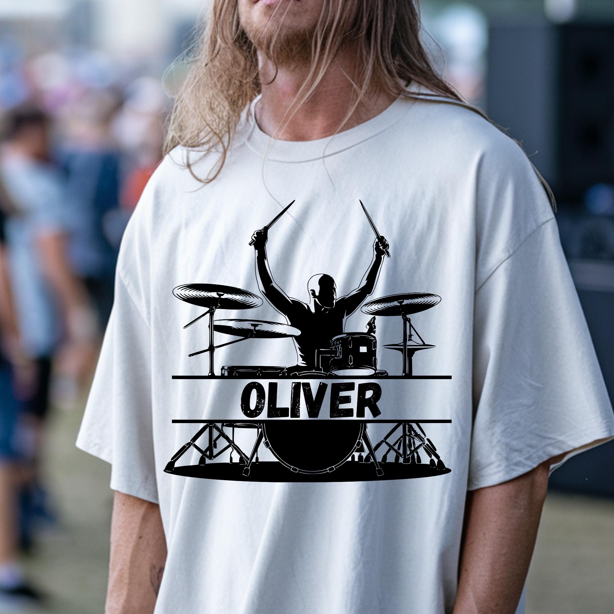 Custom Drummer SVG, Custom Drum Set SVG File, Drum DXF, Drummer Fun ...