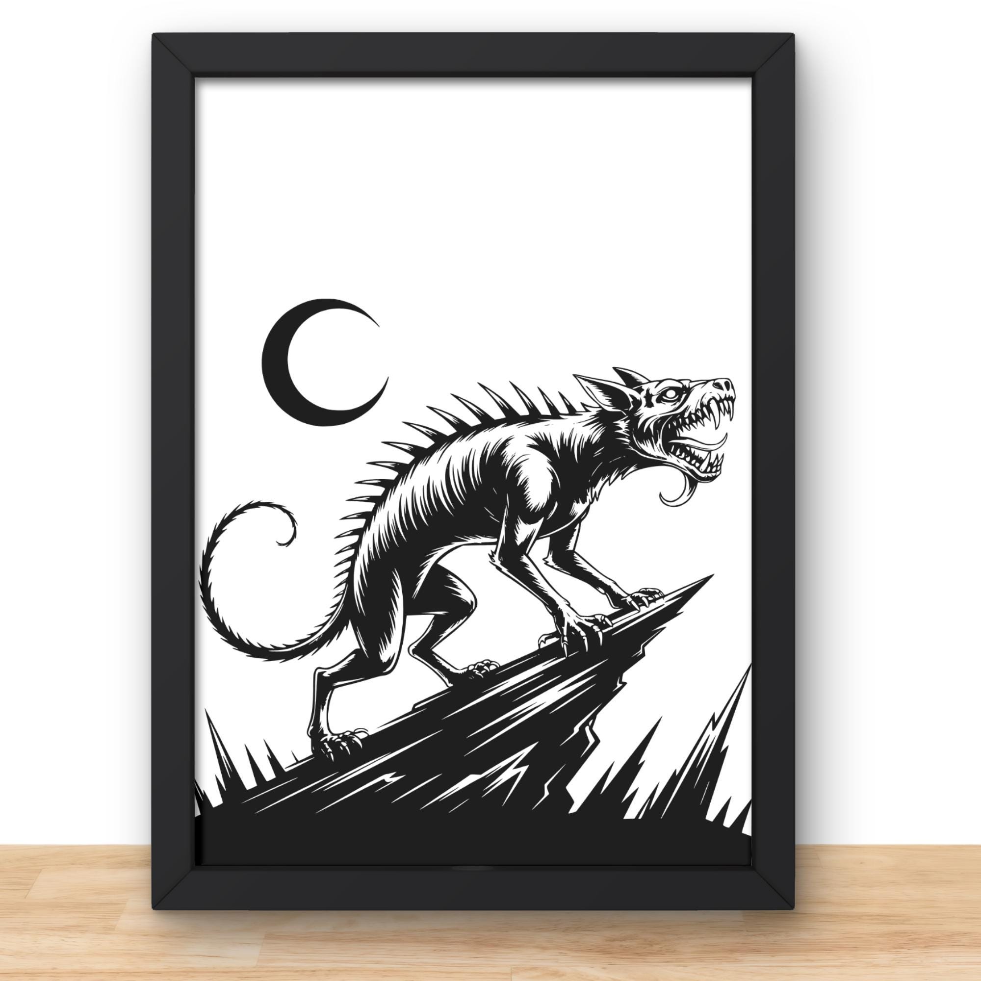 Creepy Chupacabra SVG Bundle: Horror Cryptid Clipart (digital Download ...