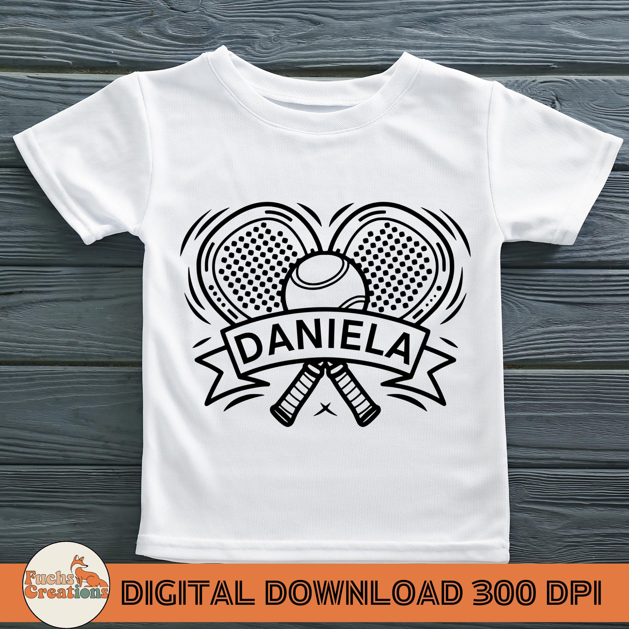 Custom Padel SVG, Personalized Paddle Ball Game, Personalized Paddle ...
