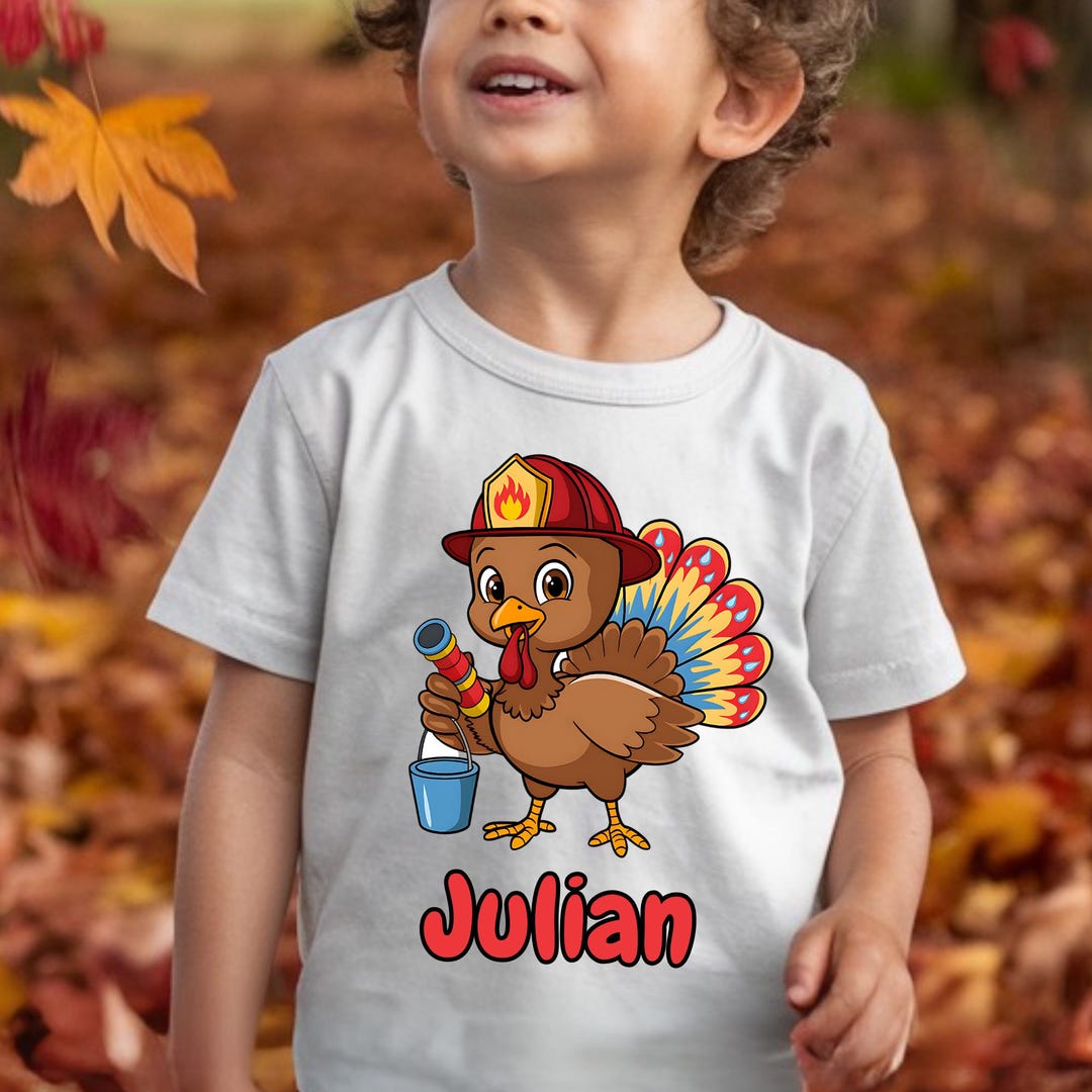 Fireman Turkey PNG, Personalized Turkey Digital Art, Name Design Turkey ...