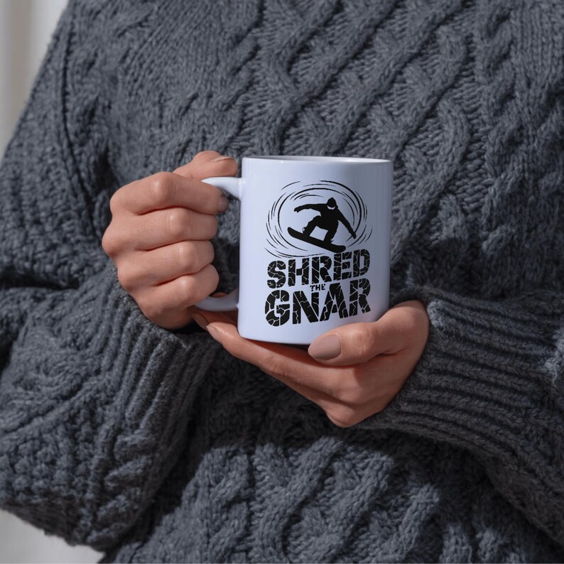 Shred the Gnar SVG Bundle, Snowboard Svg, Snowboard Life Png ...