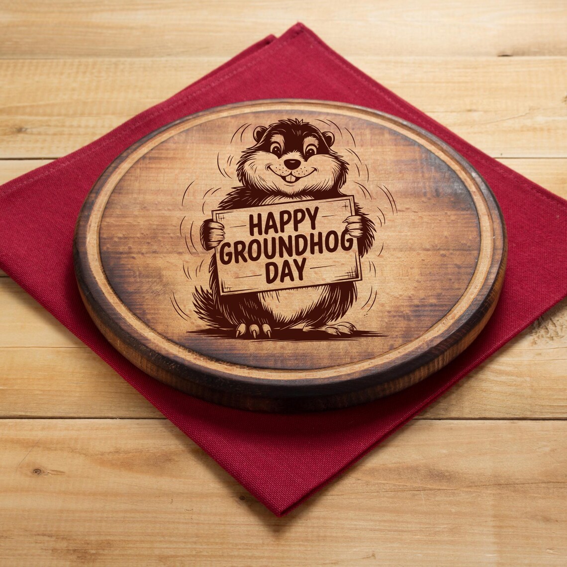 Happy Groundhog Day SVG, Groundhog Day SVG, Groundhog Svg, Cute ...