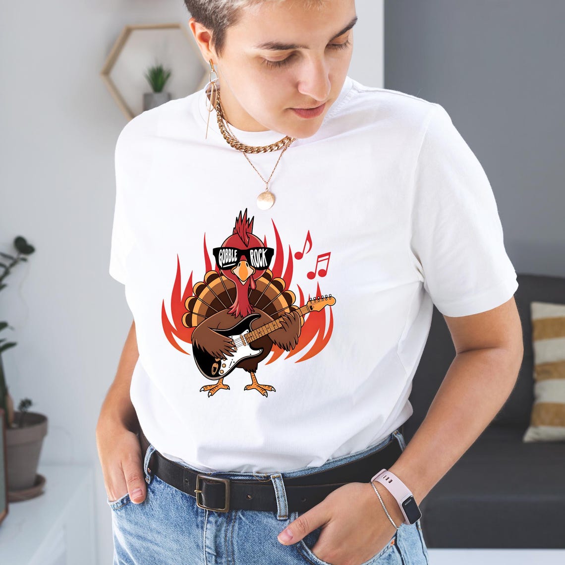 Rocking Boy Turkey PNG, Funny Thanksgiving Turkey Clipart, Cool Turkey ...