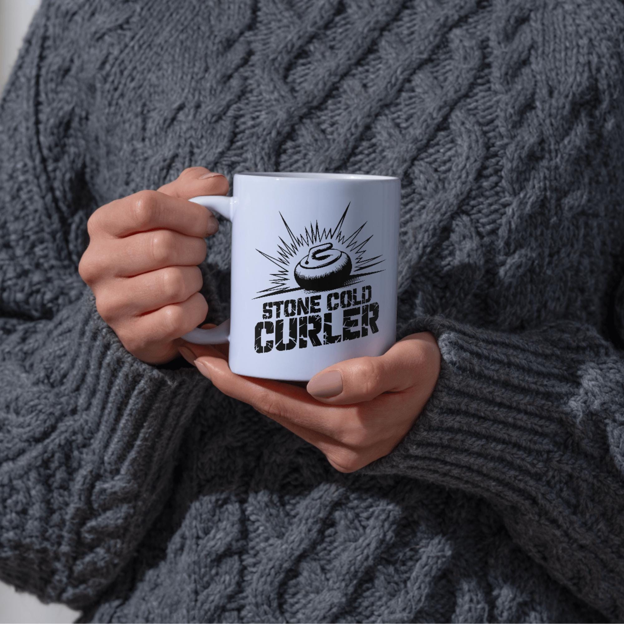 Stone Cold Curler SVG PNG: Curling Design for Cricut - Etsy