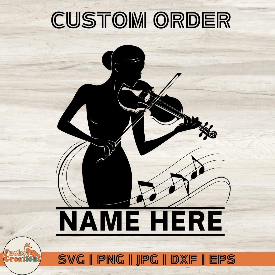 Custom Violin SVG, Women Playing Violin Png, Violinist Mom, Violinist ...