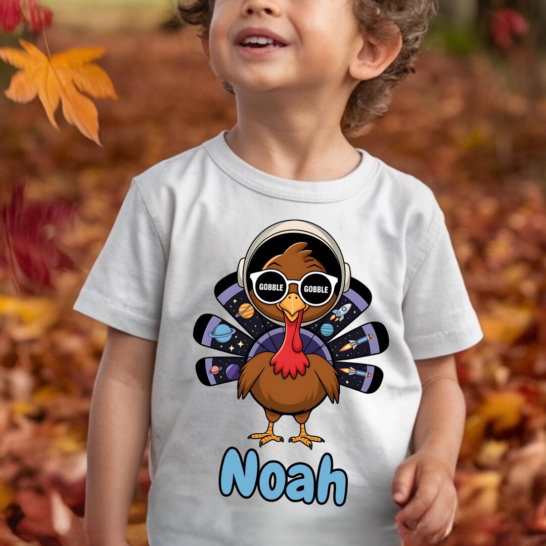Astronaut Turkey PNG, Personalized Turkey Digital Art, Name Design ...