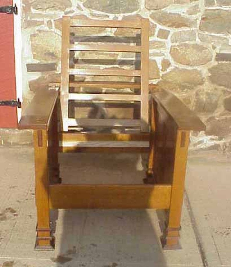 Prairie Style Slant Arm Morris Chairs - Etsy