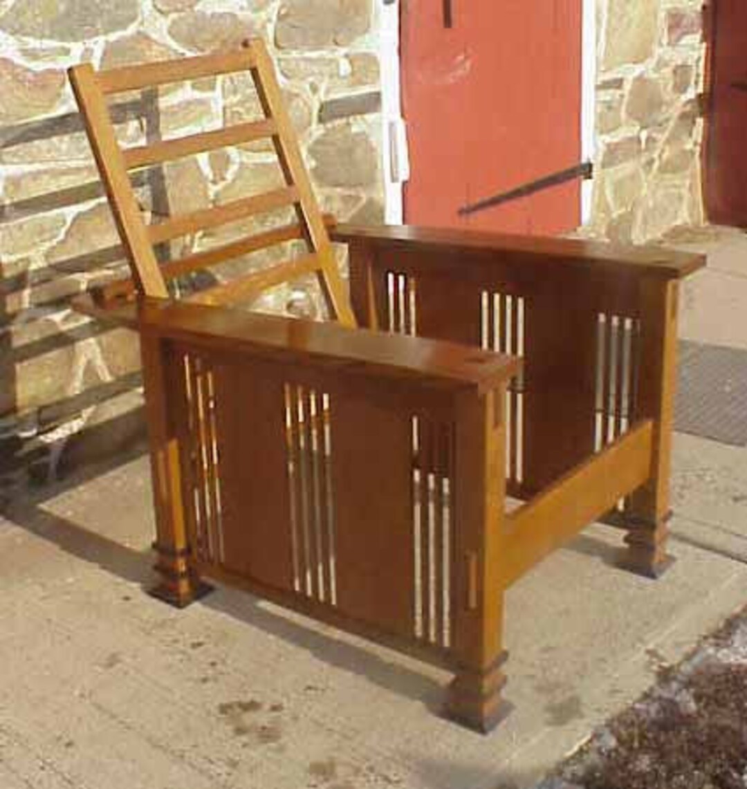 Prairie Style Slant Arm Morris Chairs - Etsy
