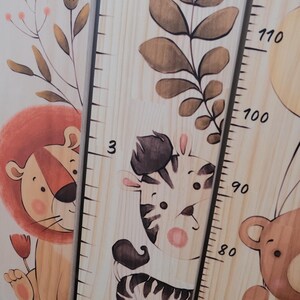 Zebra Height Chart, Measuring Board for Kids, Personalized Kids Gifts ...