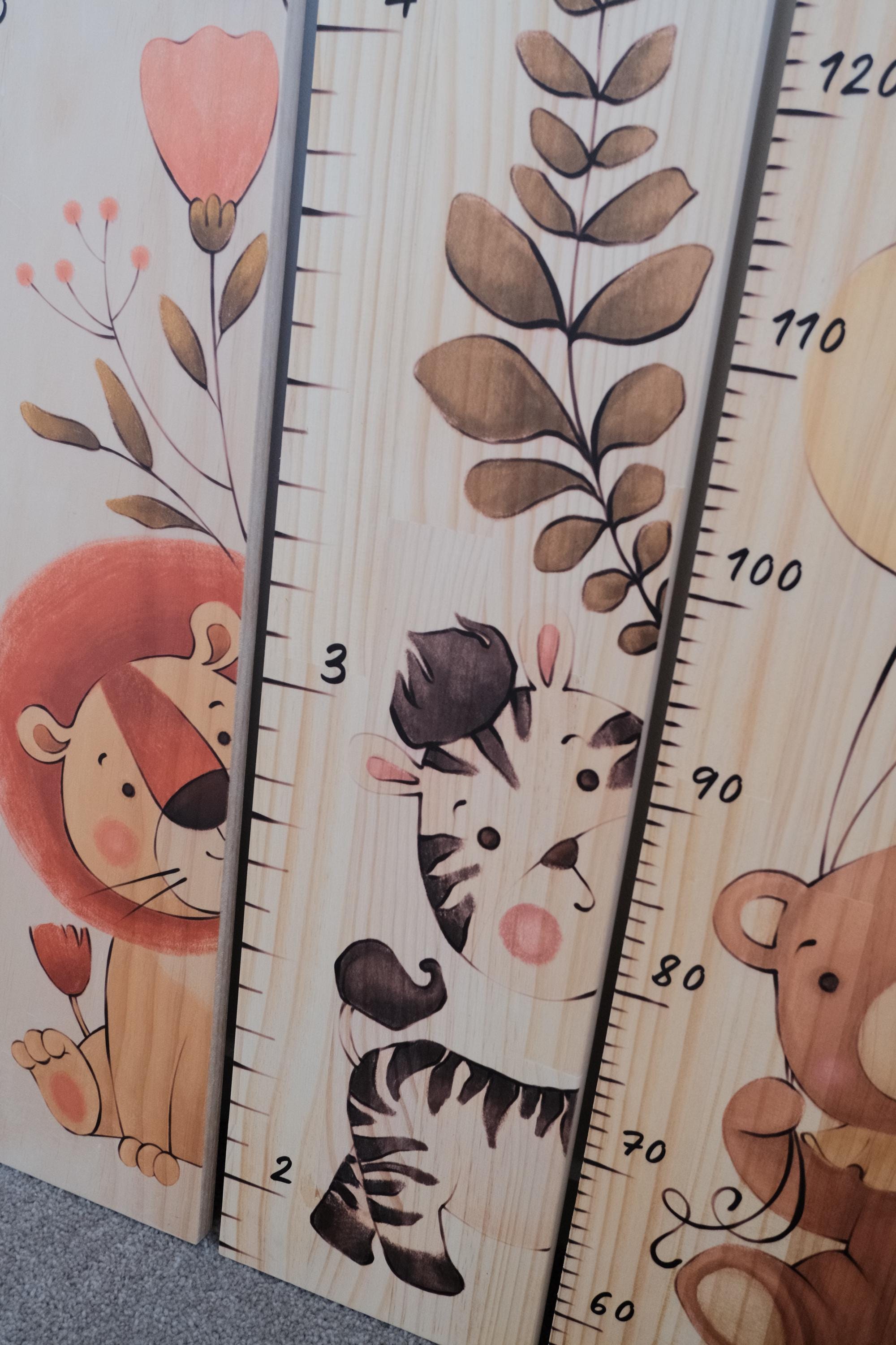 Zebra Height Chart, Measuring Board for Kids, Personalized Kids Gifts ...