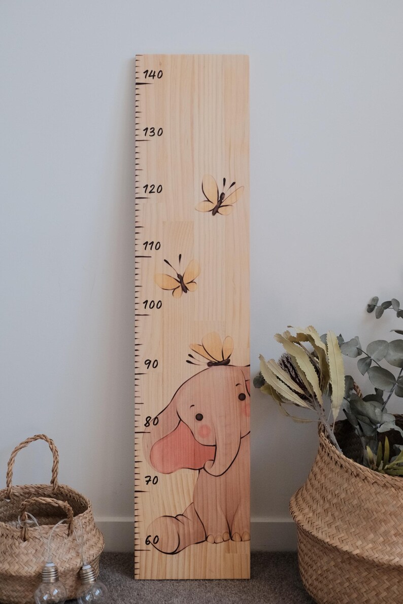 Elephant Growth Chart, Child Growth Chart Ruler, Personalized Growth ...