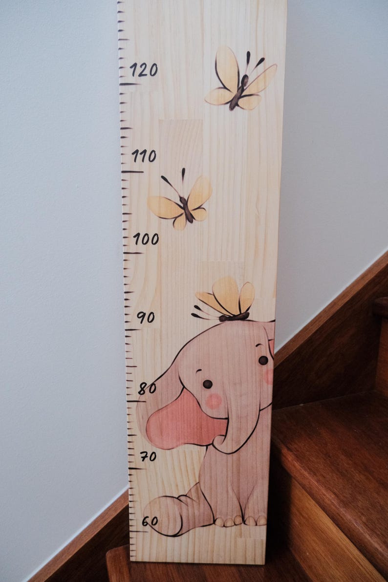 Elephant Growth Chart, Child Growth Chart Ruler, Personalized Growth ...