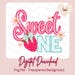 Sweet One PNG, Berry First Birthday Png, First Birthday Digital ...