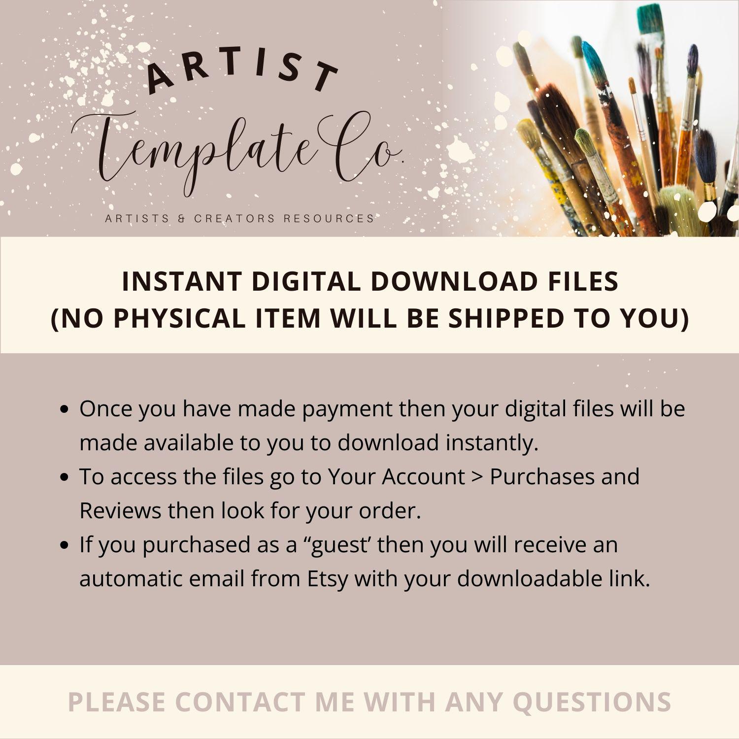 Printable Wall Labels for Artists Art Exhibition Art Museum Display ...