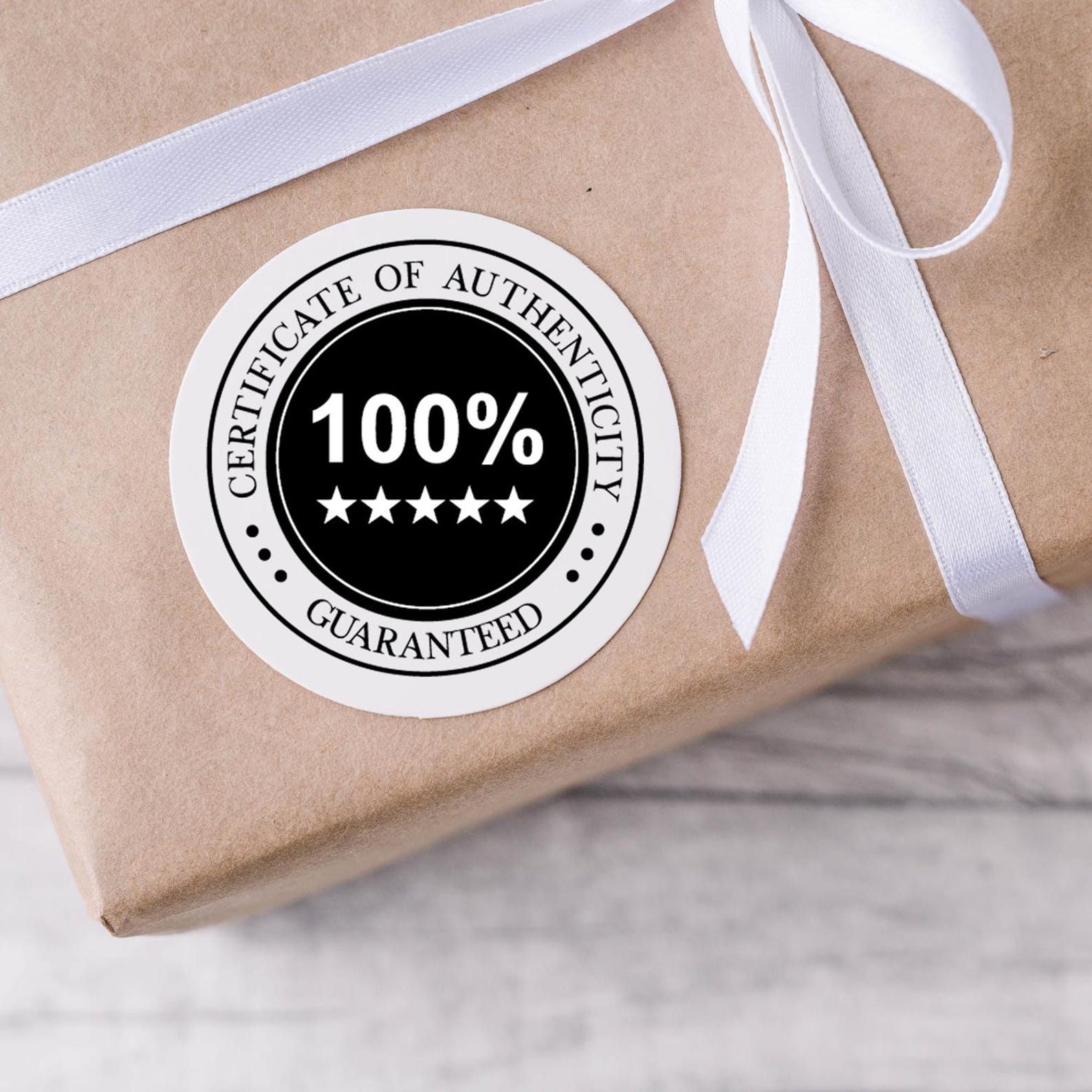 Authenticity Stickers Artist Labels for Certificate of Authenticity ...