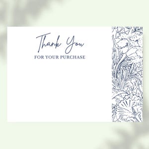 Thank You Note Card Modern Instant Printable Gratitude Corporate Gift ...