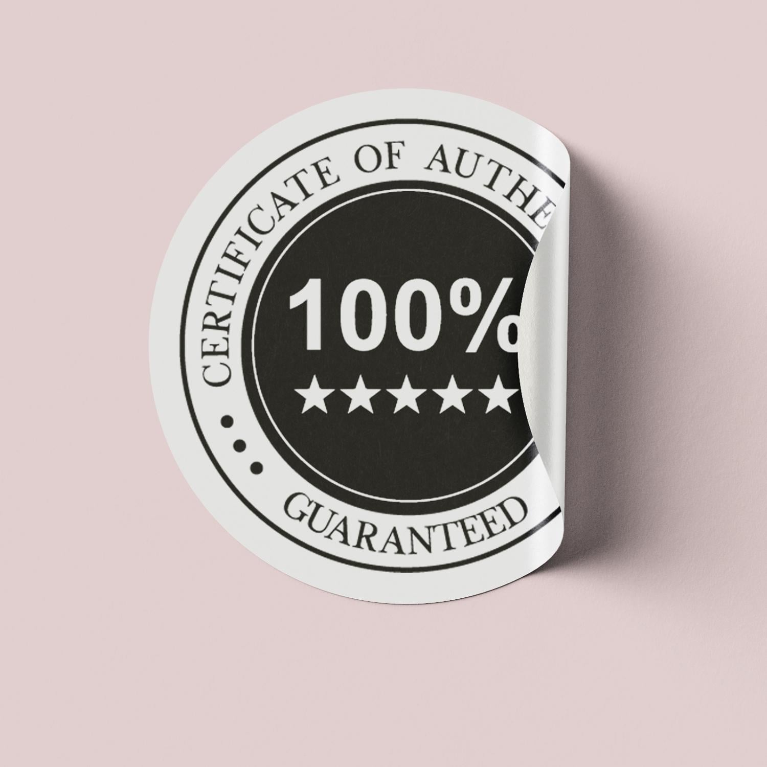 Authenticity Stickers Artist Labels for Certificate of Authenticity ...