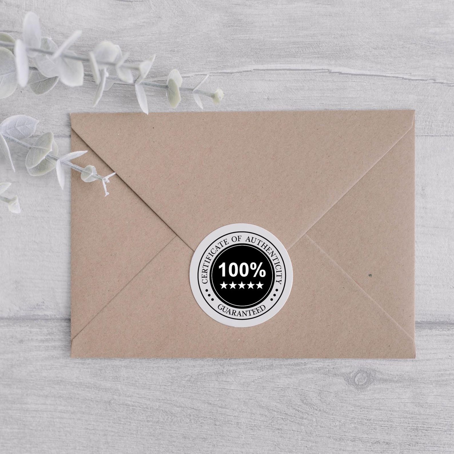 Authenticity Stickers Artist Labels for Certificate of Authenticity ...