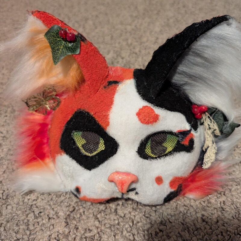 Calico Cat Therian Mask - Etsy